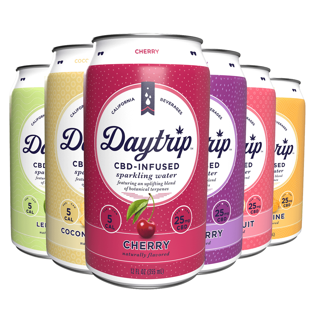 Best CBD Infused Sparkling Water | CBD Drinks | Daytrip